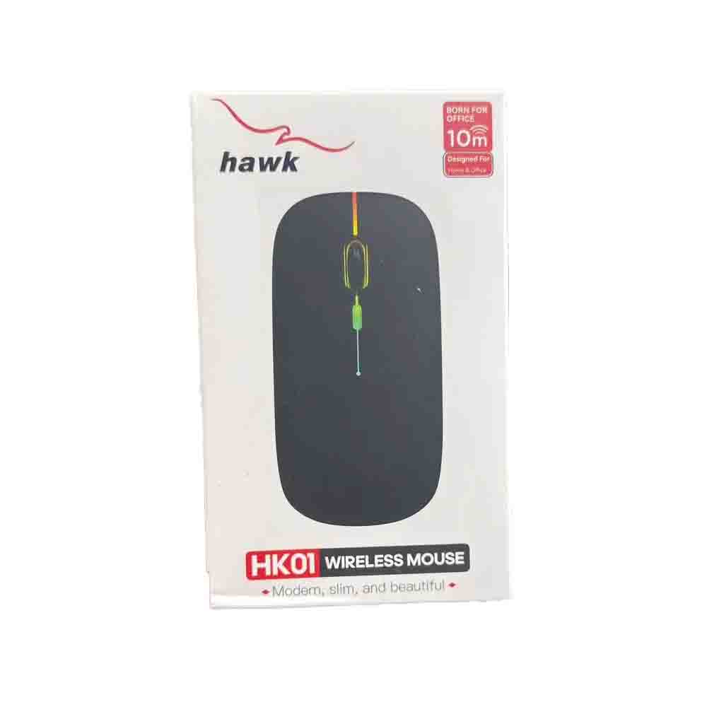 Hawk HK01 Rechargeable Bluetooth and Wireless Mouse - Smob.pk